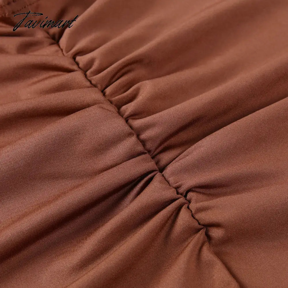 Tavimart Women Lace Drawstring Pleated Bodycon Playsuits Sexy Hollow O ...